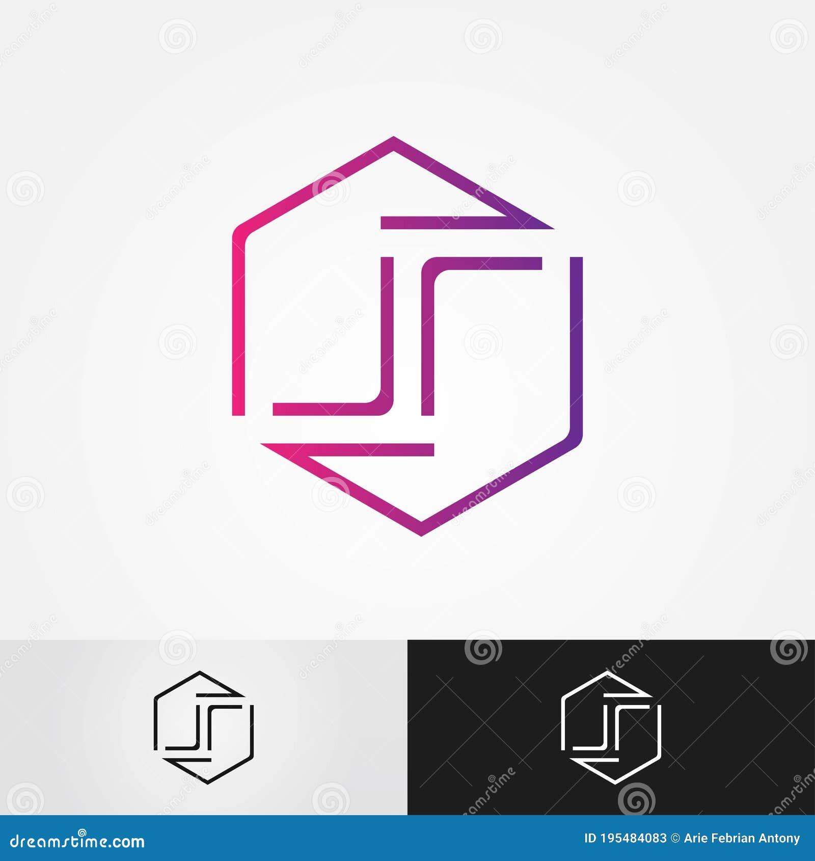 Letter J and R Logo Vector Design Stock Vector - Illustration of gold ...