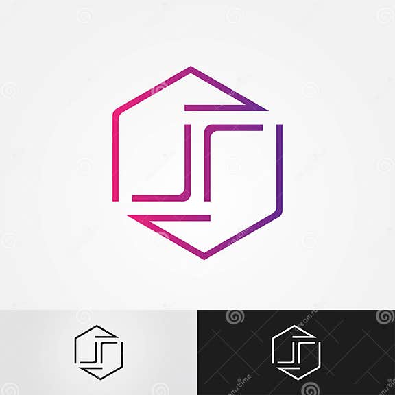 Letter J and R Logo Vector Design Stock Vector - Illustration of gold ...