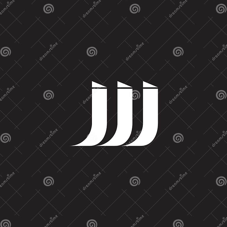 Letter 3j Simple Stripes Logo Vector Stock Vector - Illustration of ...