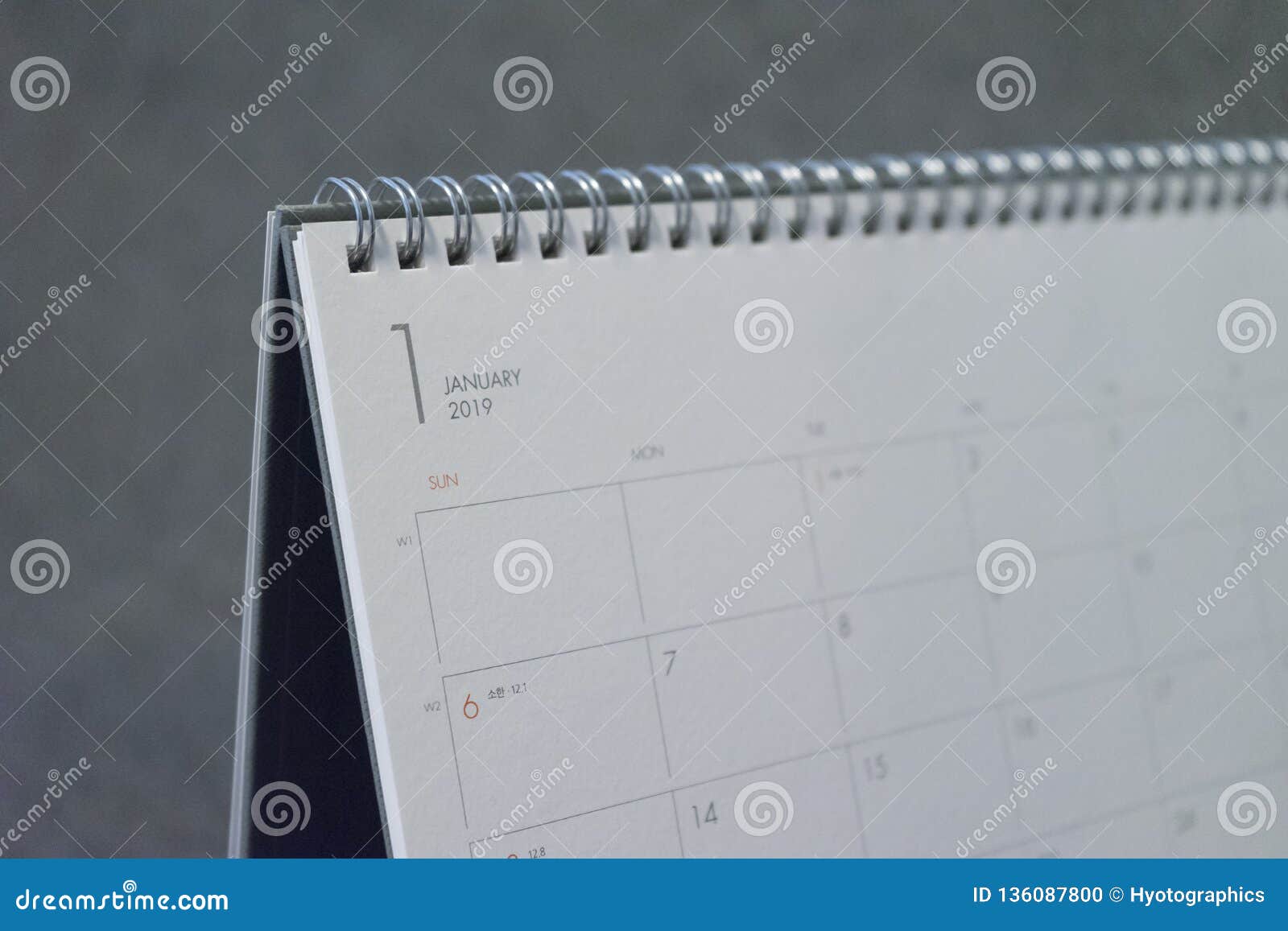 The Letter January on the 2019 Calendar Stock Photo - Image of agenda ...
