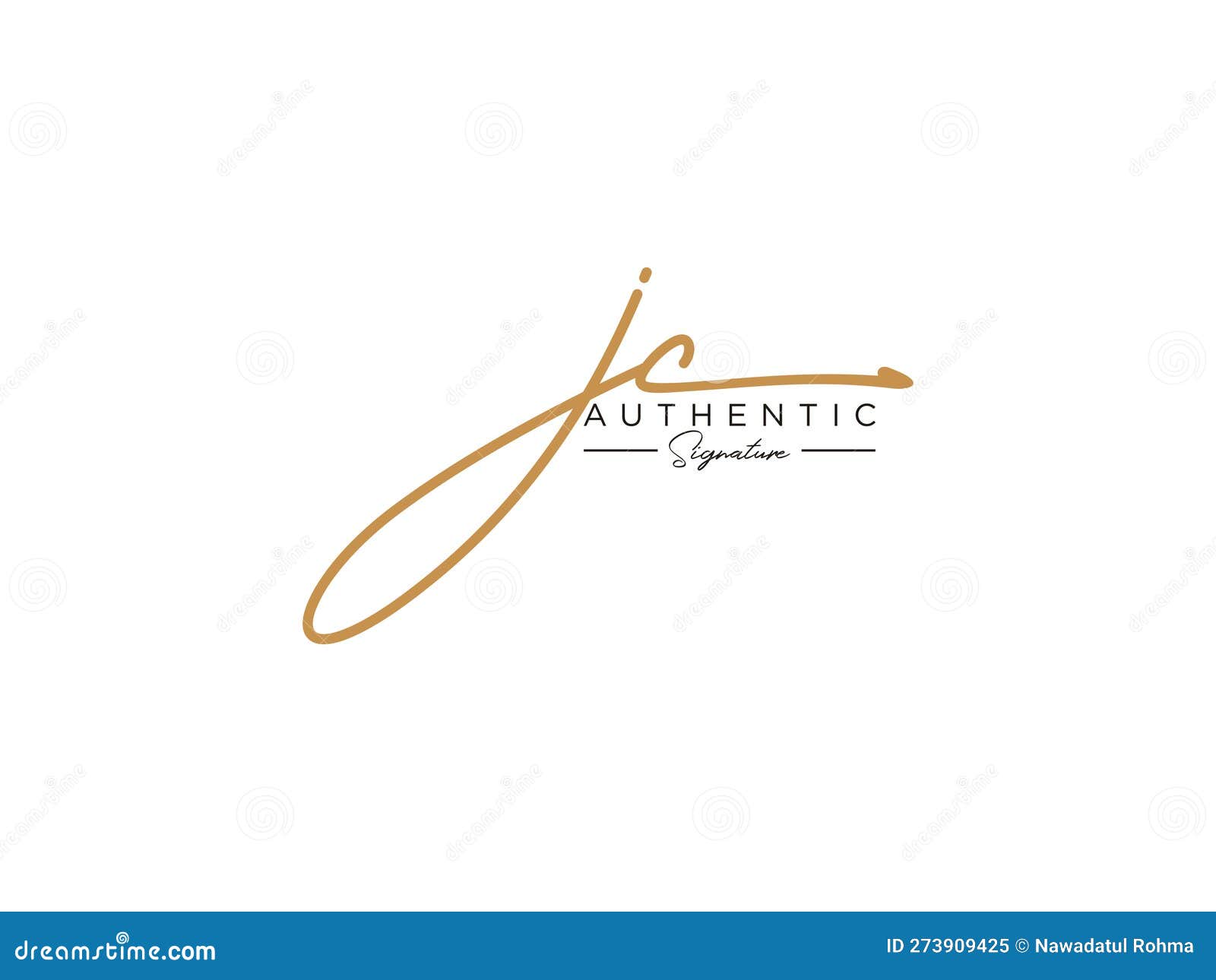 Letter JC Signature Logo Template Vector Stock Vector - Illustration of ...