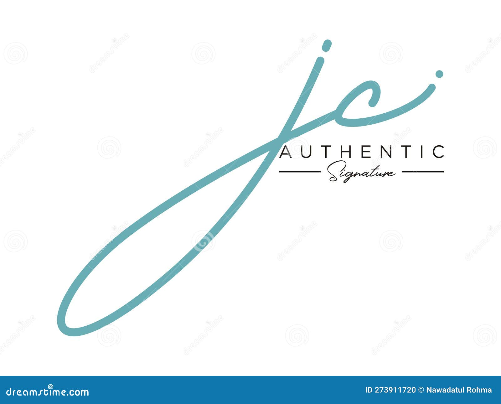 Letter JC Signature Logo Template Vector Stock Vector - Illustration of ...