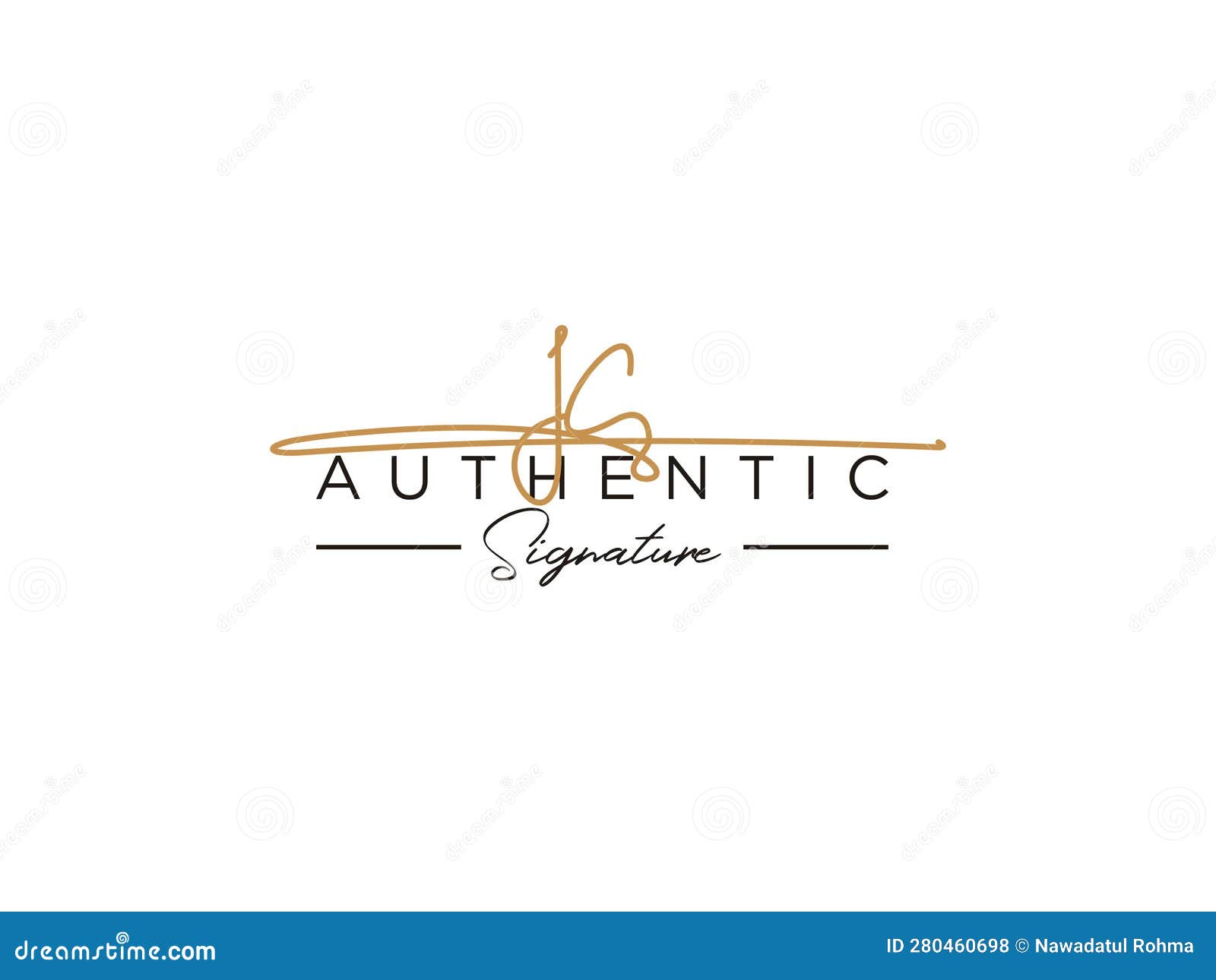 Letter JC Signature Logo Template Vector Stock Vector - Illustration of ...