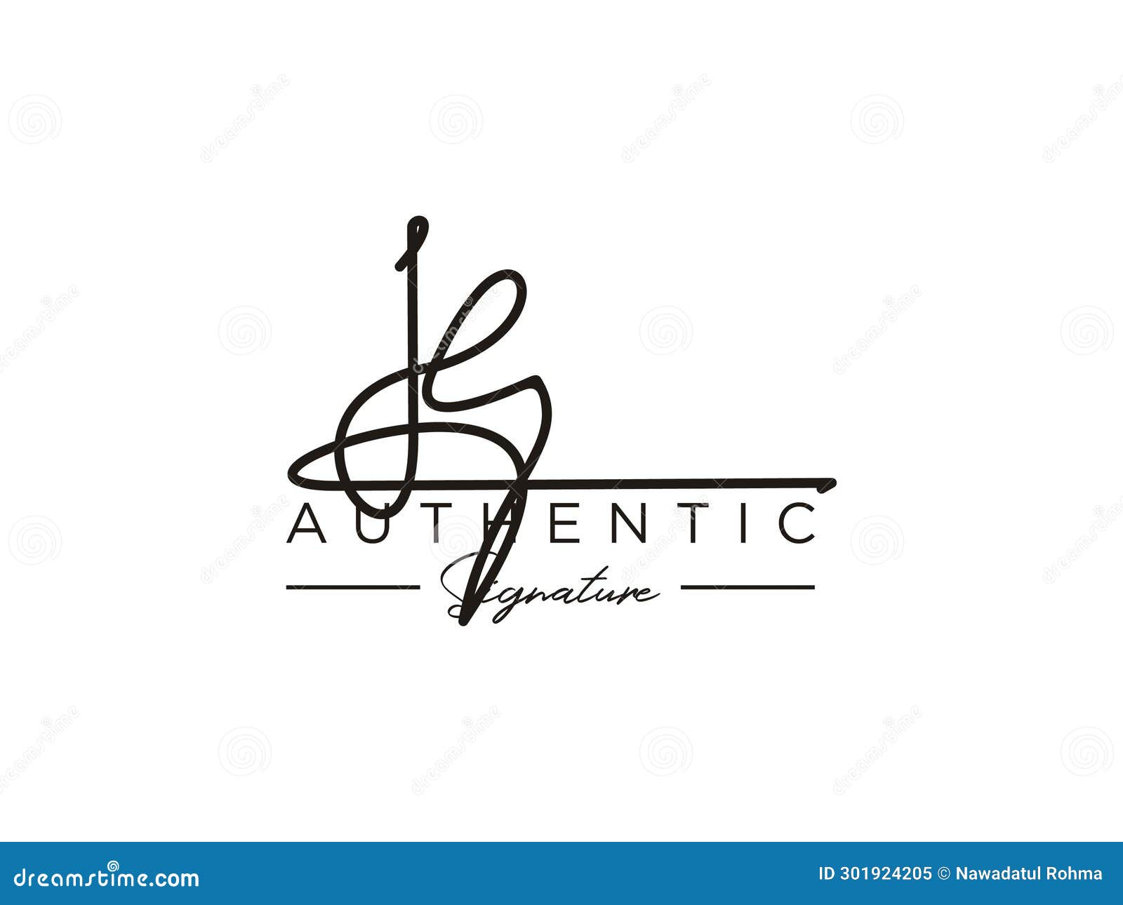 Letter JE Signature Logo Template Vector Stock Vector - Illustration of ...