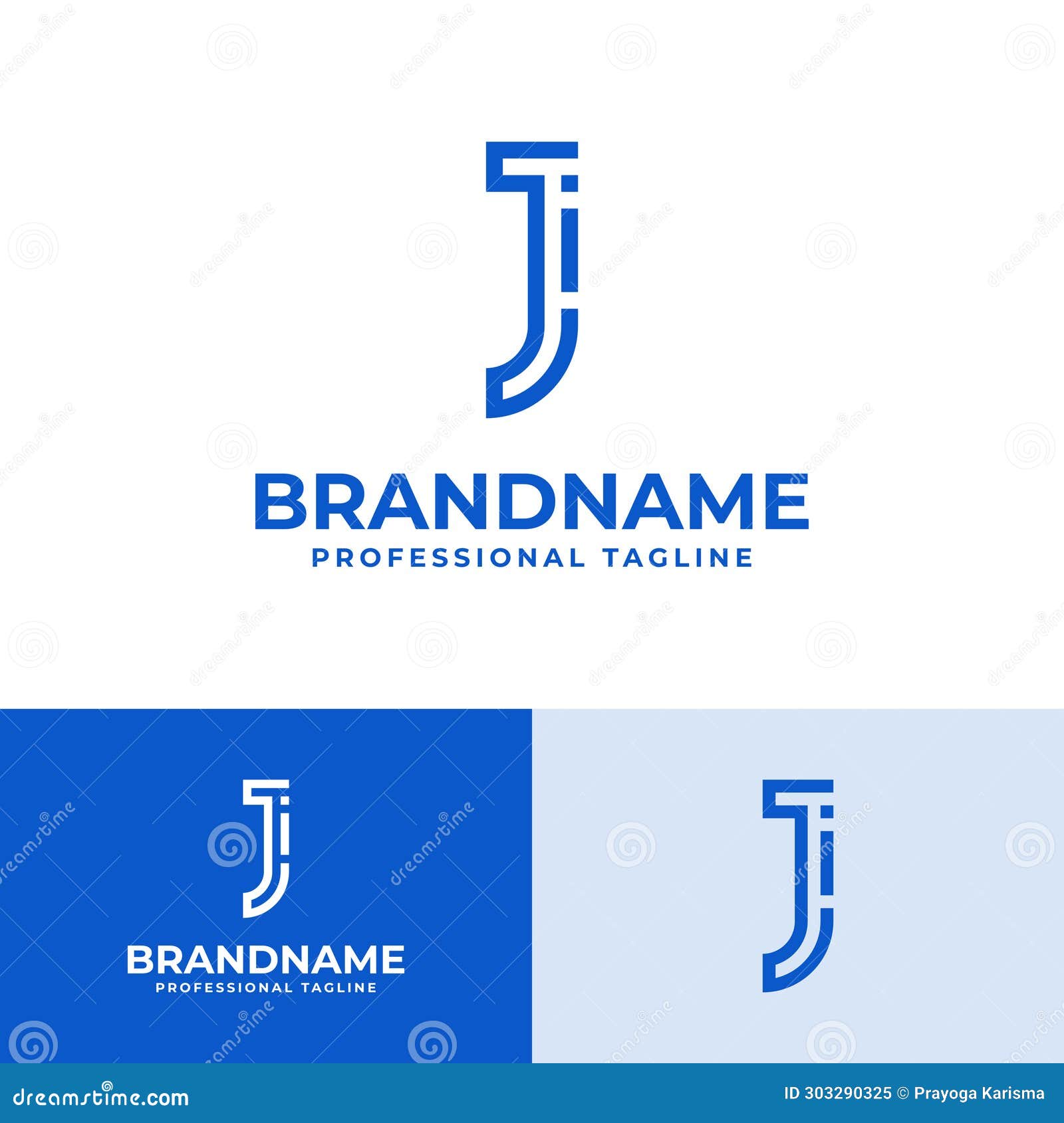 Letter JI Modern Logo, Suitable for Business with JI or IJ Initials ...