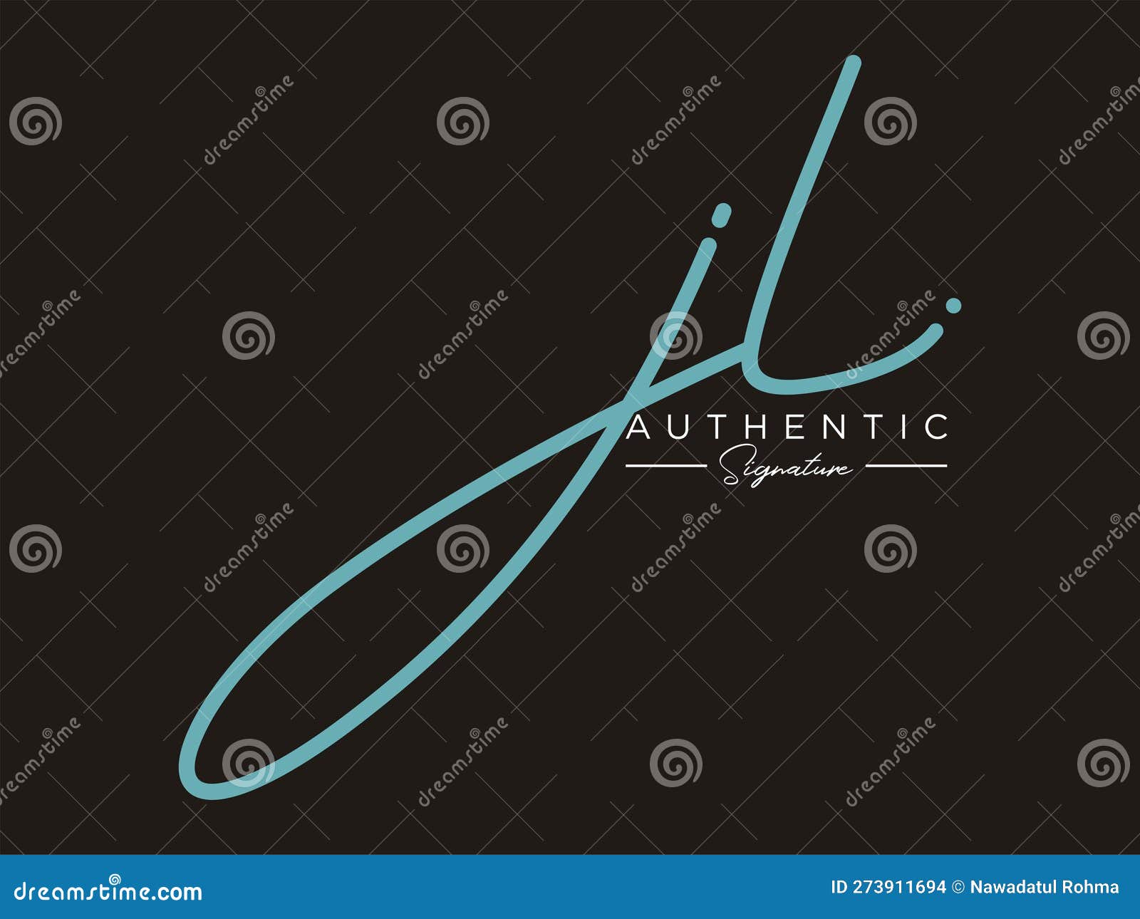 Letter JL Signature Logo Template Vector Stock Vector - Illustration of ...