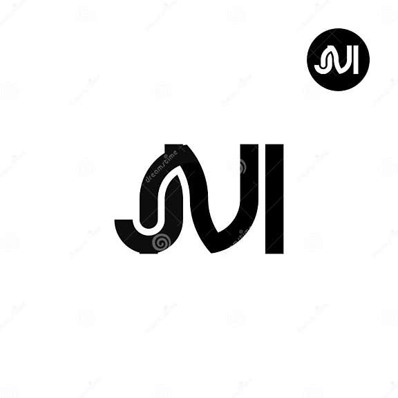 Letter JNI Monogram Logo Design Stock Vector - Illustration of business ...
