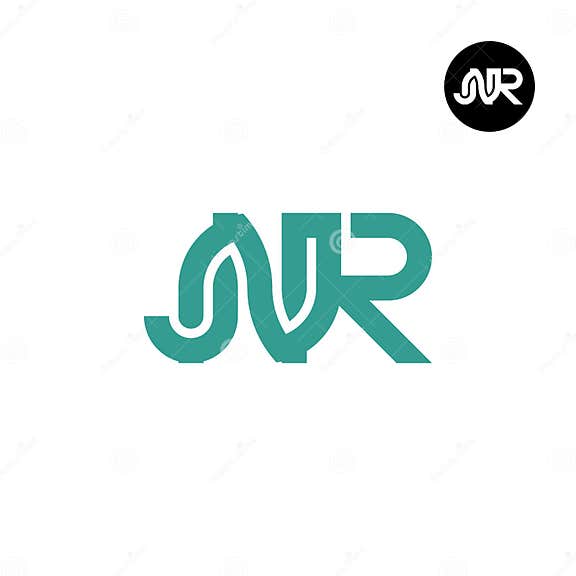 Letter JNR Monogram Logo Design Stock Vector - Illustration of business ...