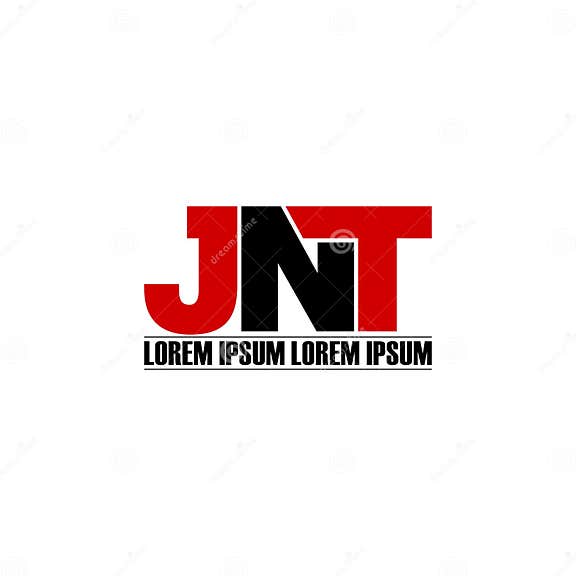 Letter JNT Simple Monogram Logo Icon Design. Stock Illustration ...