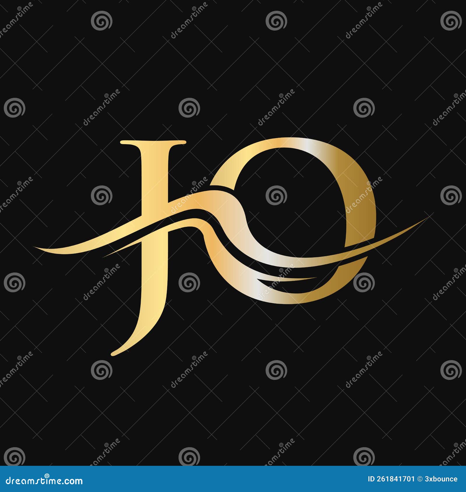 Letter JO Logo Design. Initial JO Logotype Template for Business and ...