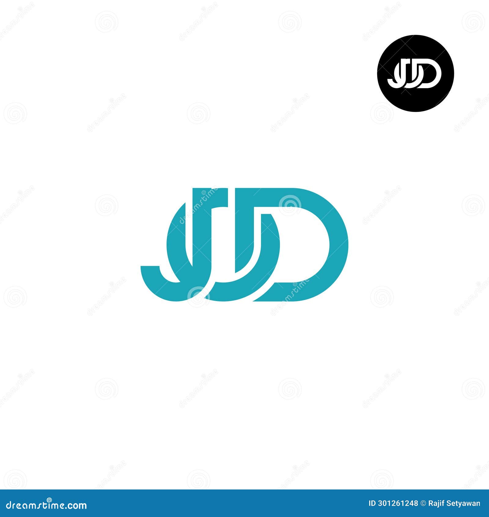 Letter JOD Monogram Logo Design Stock Vector - Illustration of ...