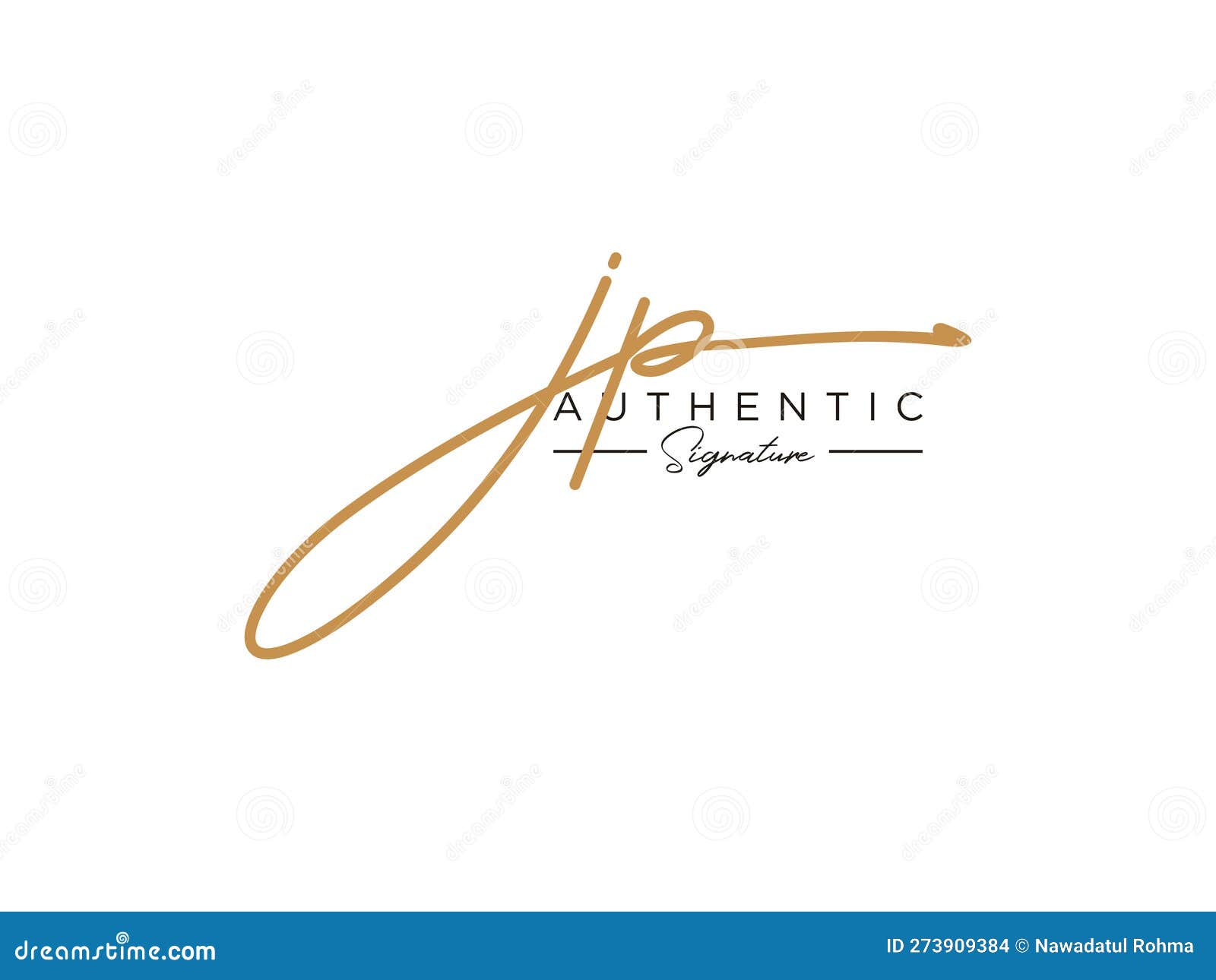 Letter JP Signature Logo Template Vector Stock Vector - Illustration of ...