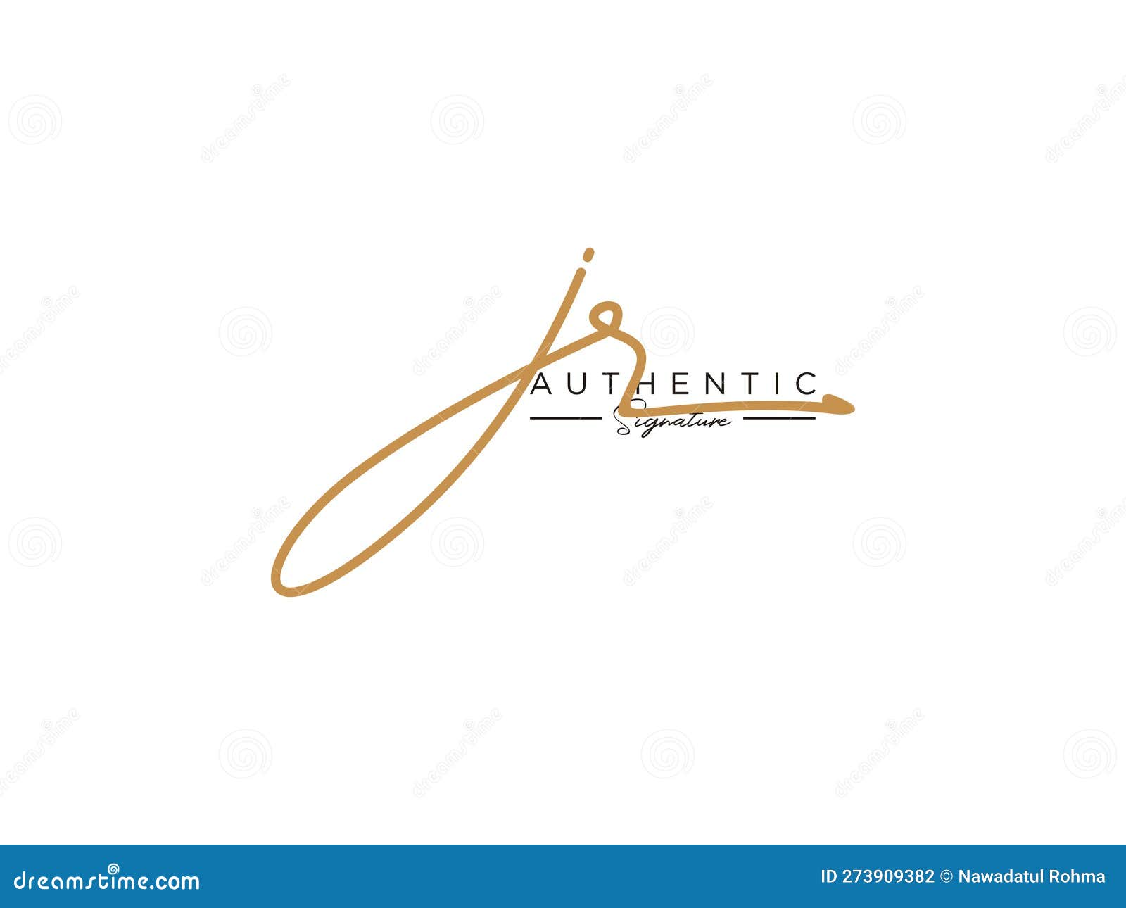 Letter JR Signature Logo Template Vector Stock Vector - Illustration of ...