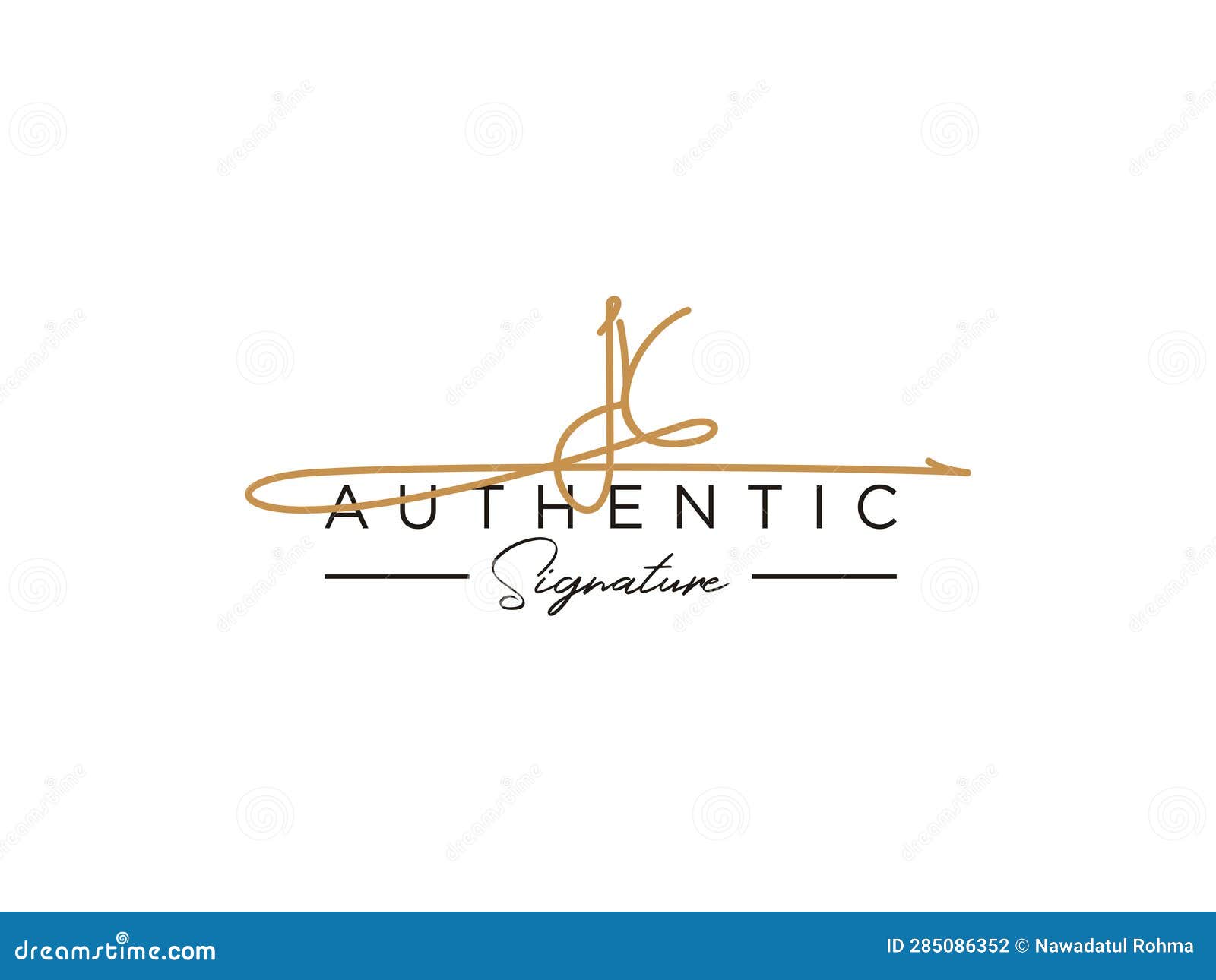 Letter JR Signature Logo Template Vector Stock Vector - Illustration of ...