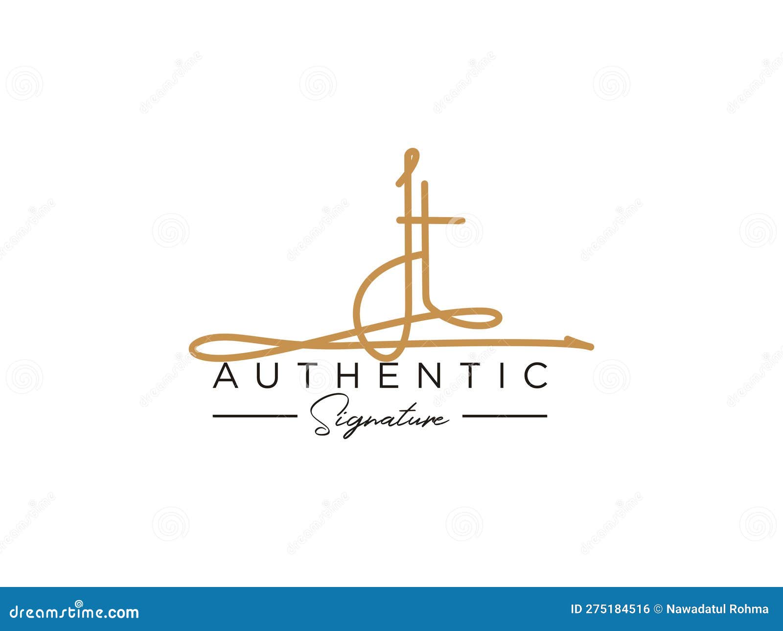 Letter JT Signature Logo Template Vector Stock Vector - Illustration of ...