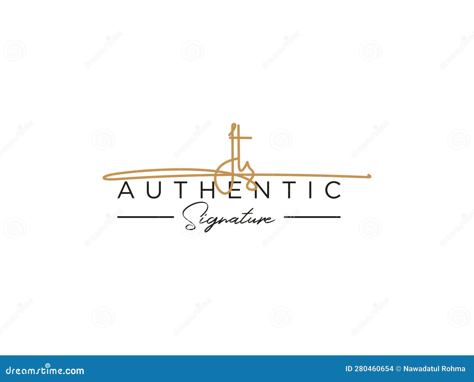 Letter JT Signature Logo Template Vector Stock Vector - Illustration of ...