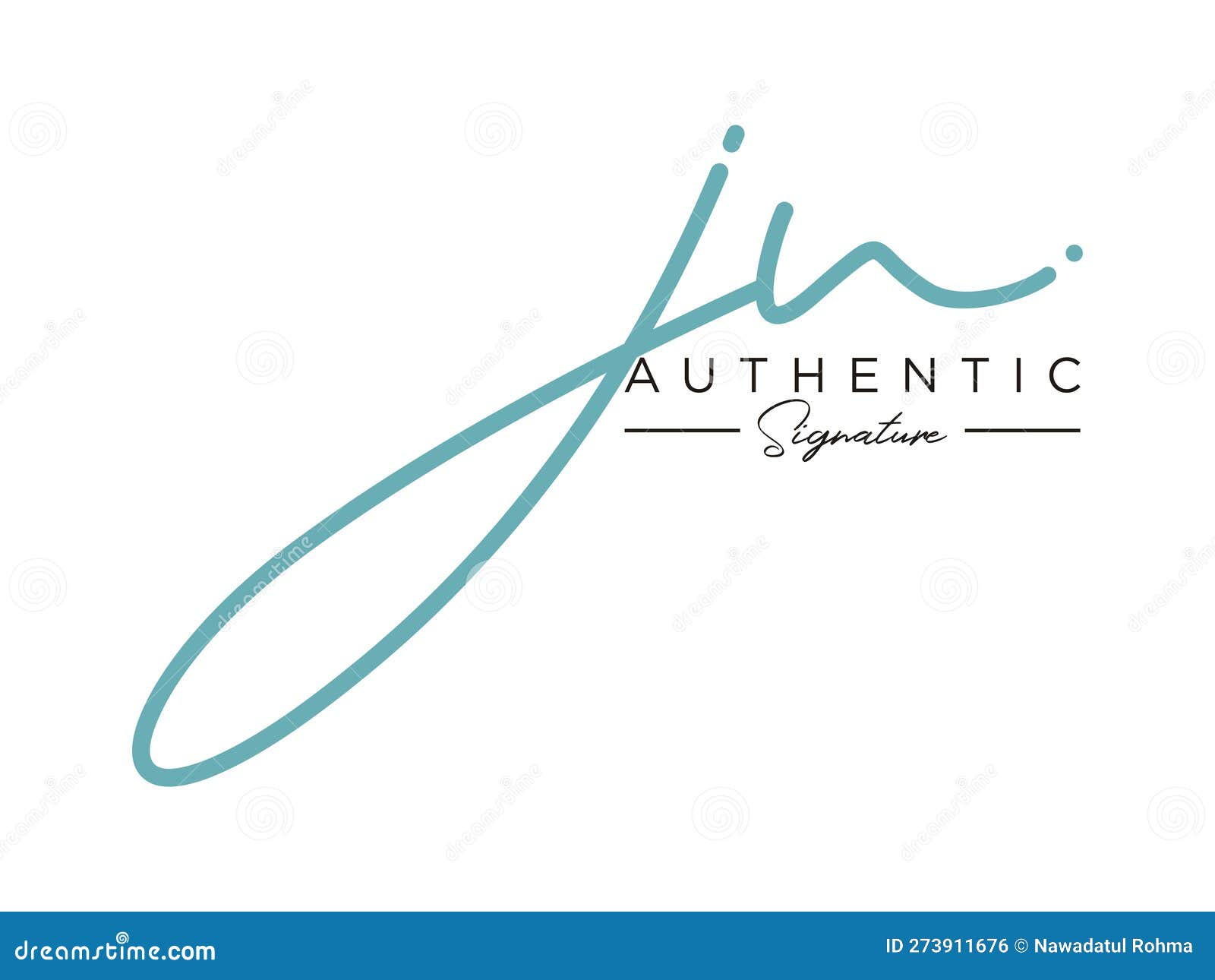 Letter JU Signature Logo Template Vector Stock Vector - Illustration of ...
