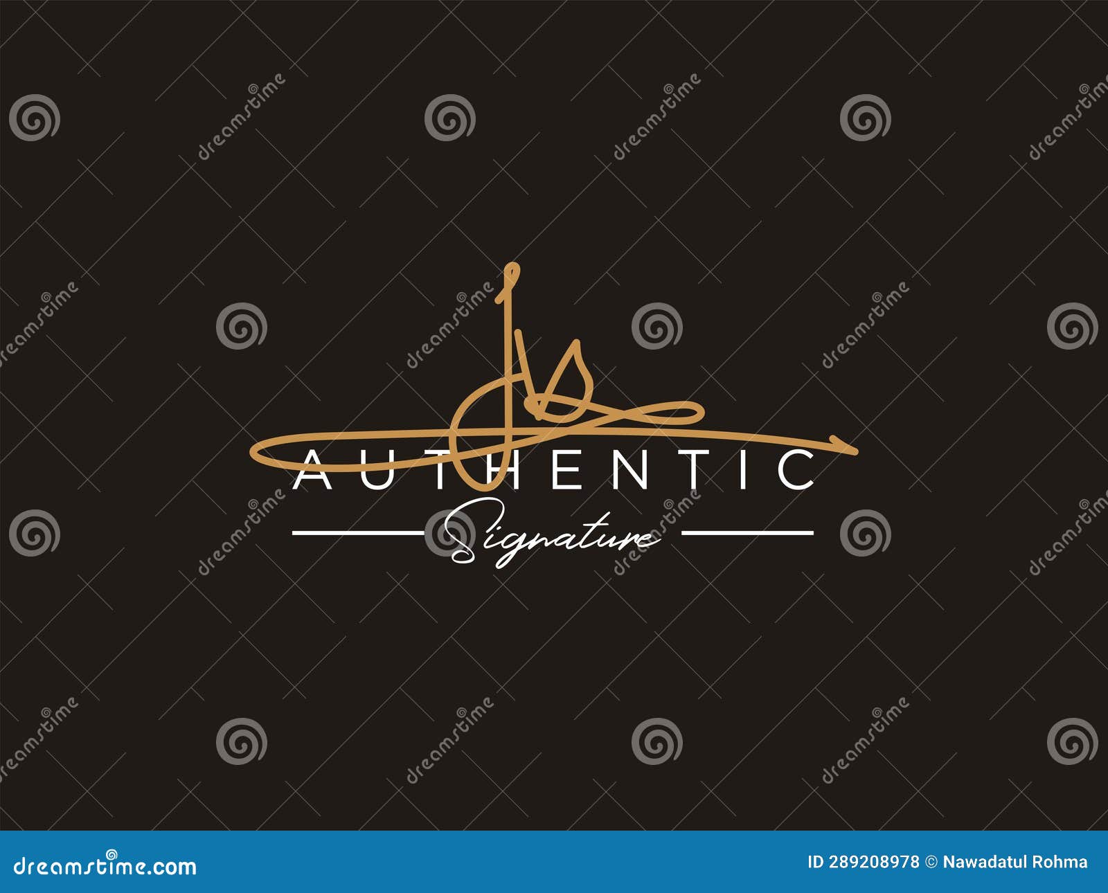 Letter JV Signature Logo Template Vector Stock Vector - Illustration of ...