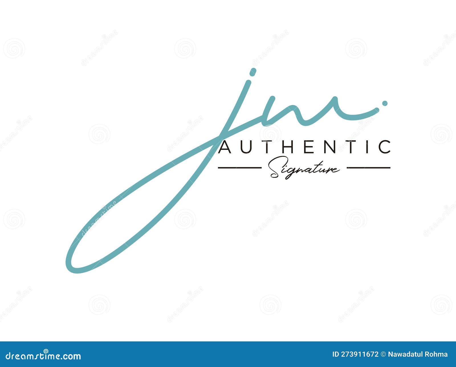 Letter JW Signature Logo Template Vector Stock Vector - Illustration of ...