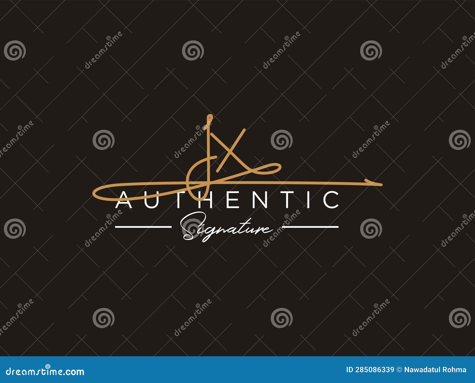 Letter JX Signature Logo Template Vector Stock Vector - Illustration of ...
