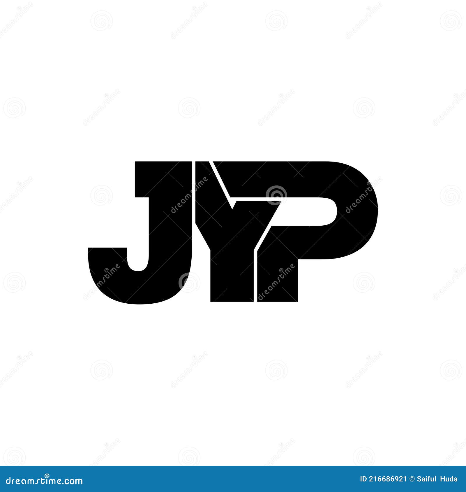Letter JYP Simple Monogram Logo Icon Design. Stock Vector ...