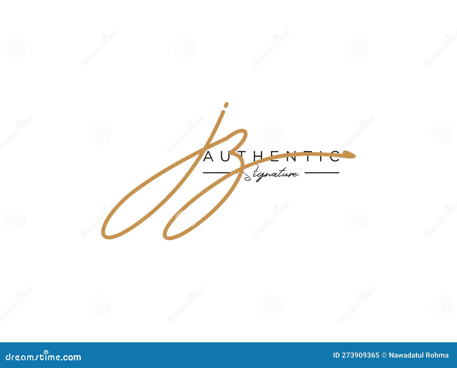 Letter JZ Signature Logo Template Vector Stock Vector - Illustration of ...