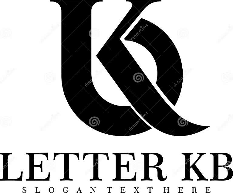 LETTER K B Logo Design Vector Stock Illustration - Illustration of icon ...