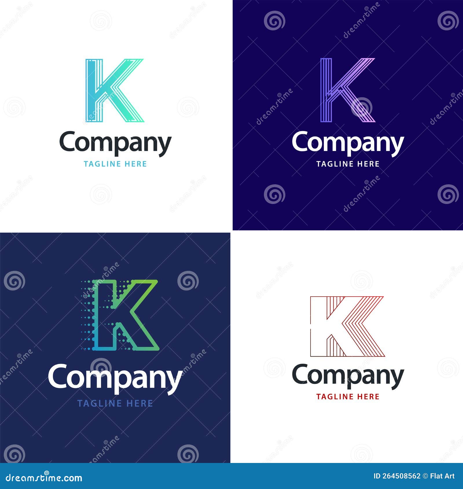 Letter K Big Logo Pack Design Creative Modern Logos Design for Your ...
