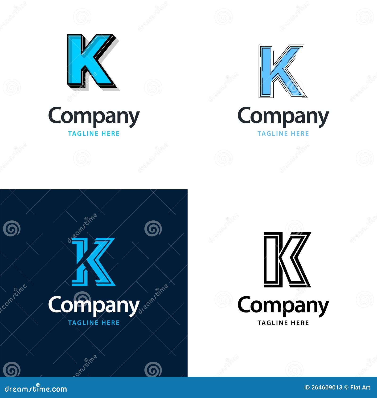 Letter K Big Logo Pack Design Creative Modern Logos Design for Your ...