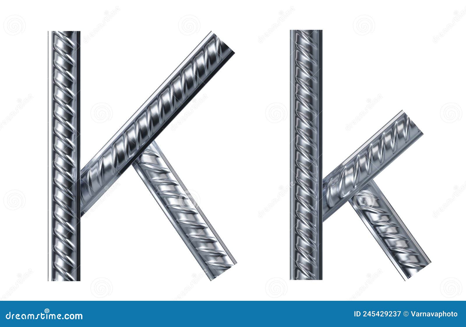 Rebar 3d Render Set On White Royalty-Free Stock Image | CartoonDealer ...