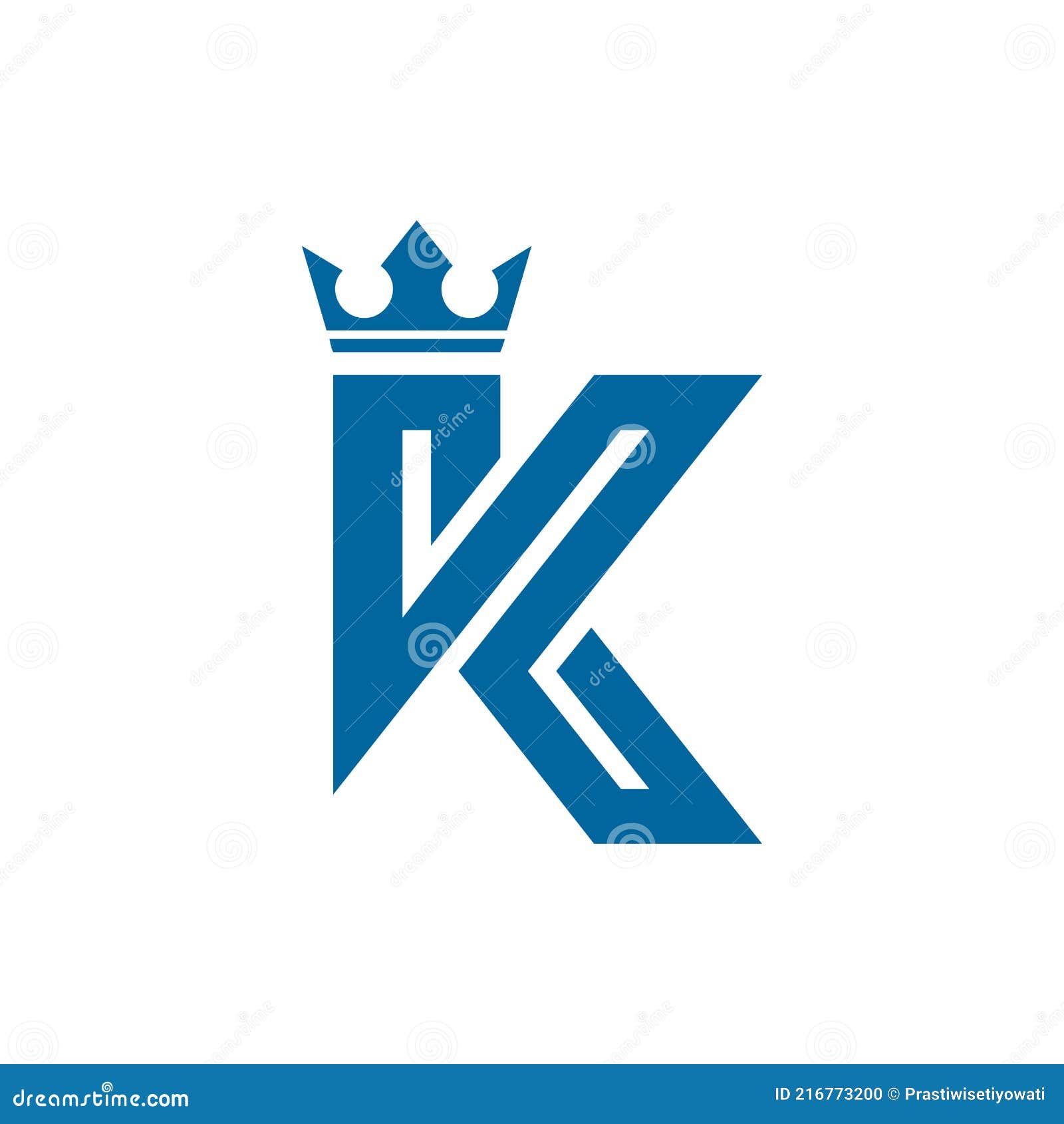 Letter King Logo Icon Design Vector Illustration | CartoonDealer.com ...