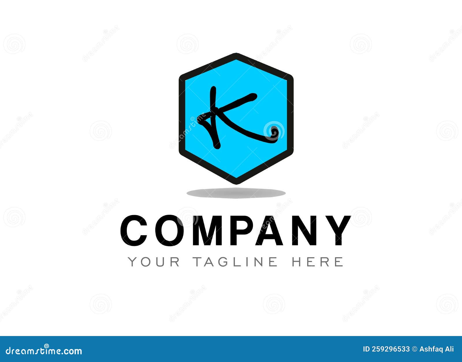 Letter K Logo Design. Your Text Here Stock Illustration - Illustration ...
