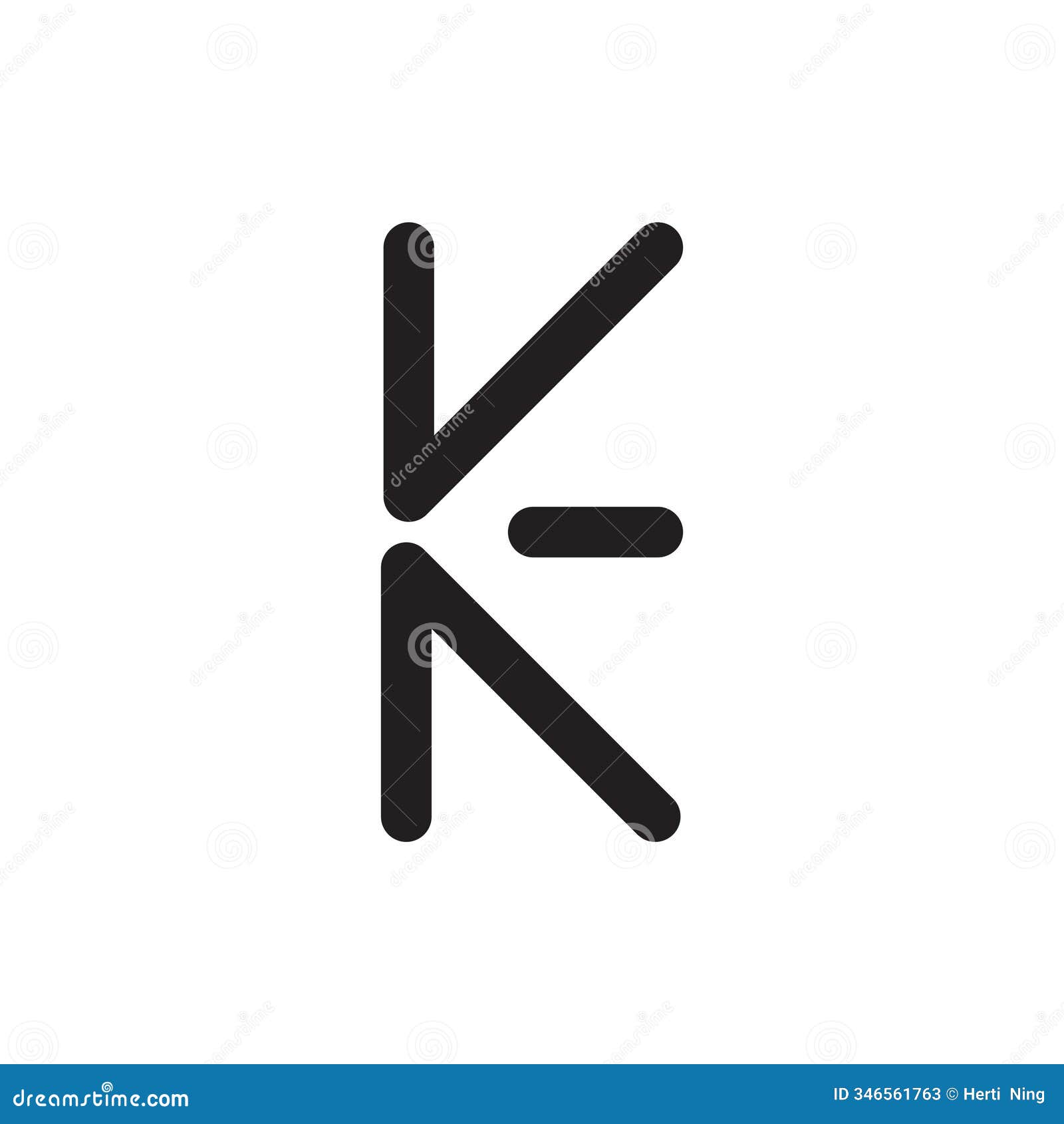 Letter K Logo Template Icon Stock Vector - Illustration of letter ...