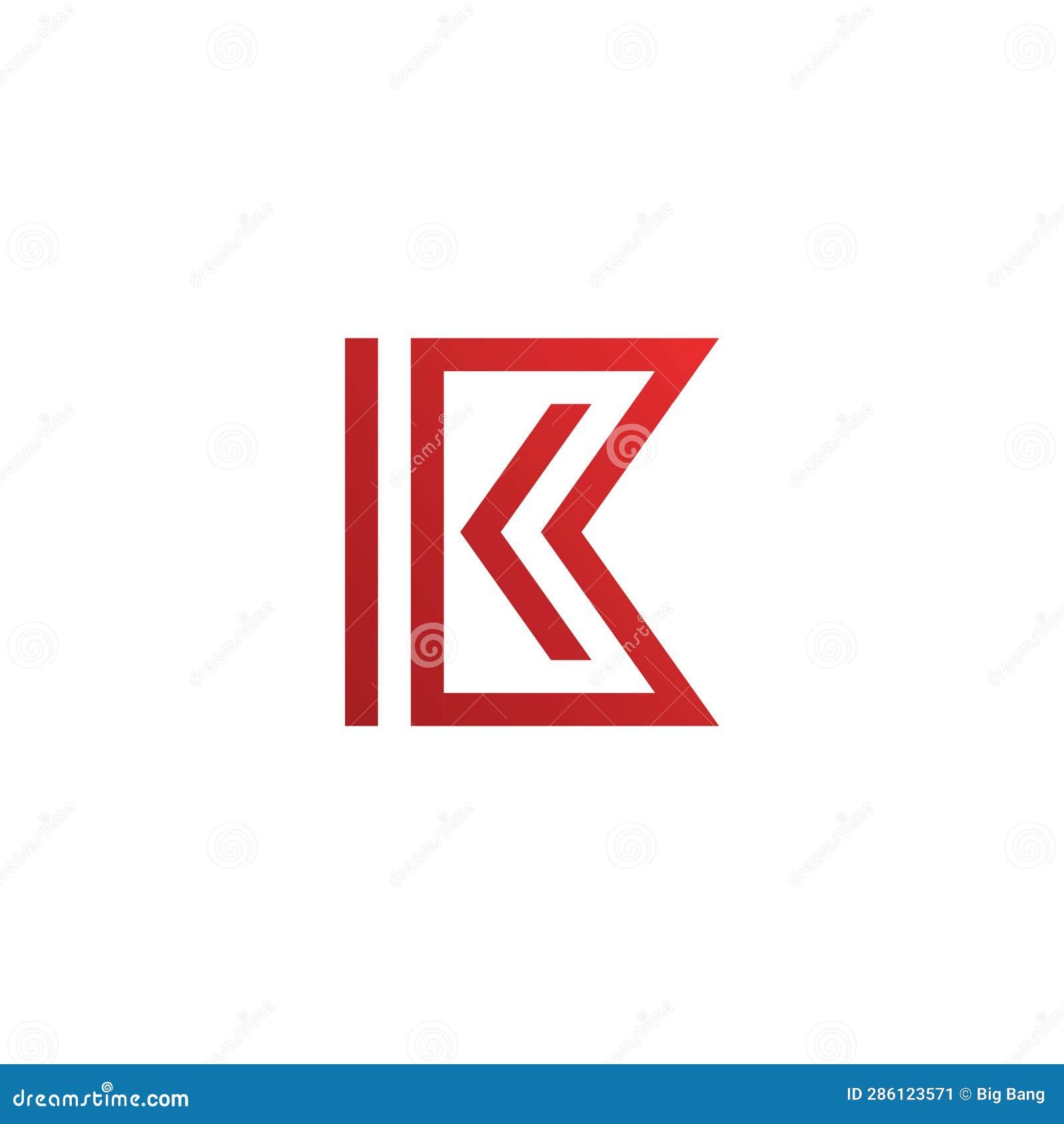 Letter K Logo Vector Template, Creative K Letter Initial Logo Design Stock Vector - Illustration ...