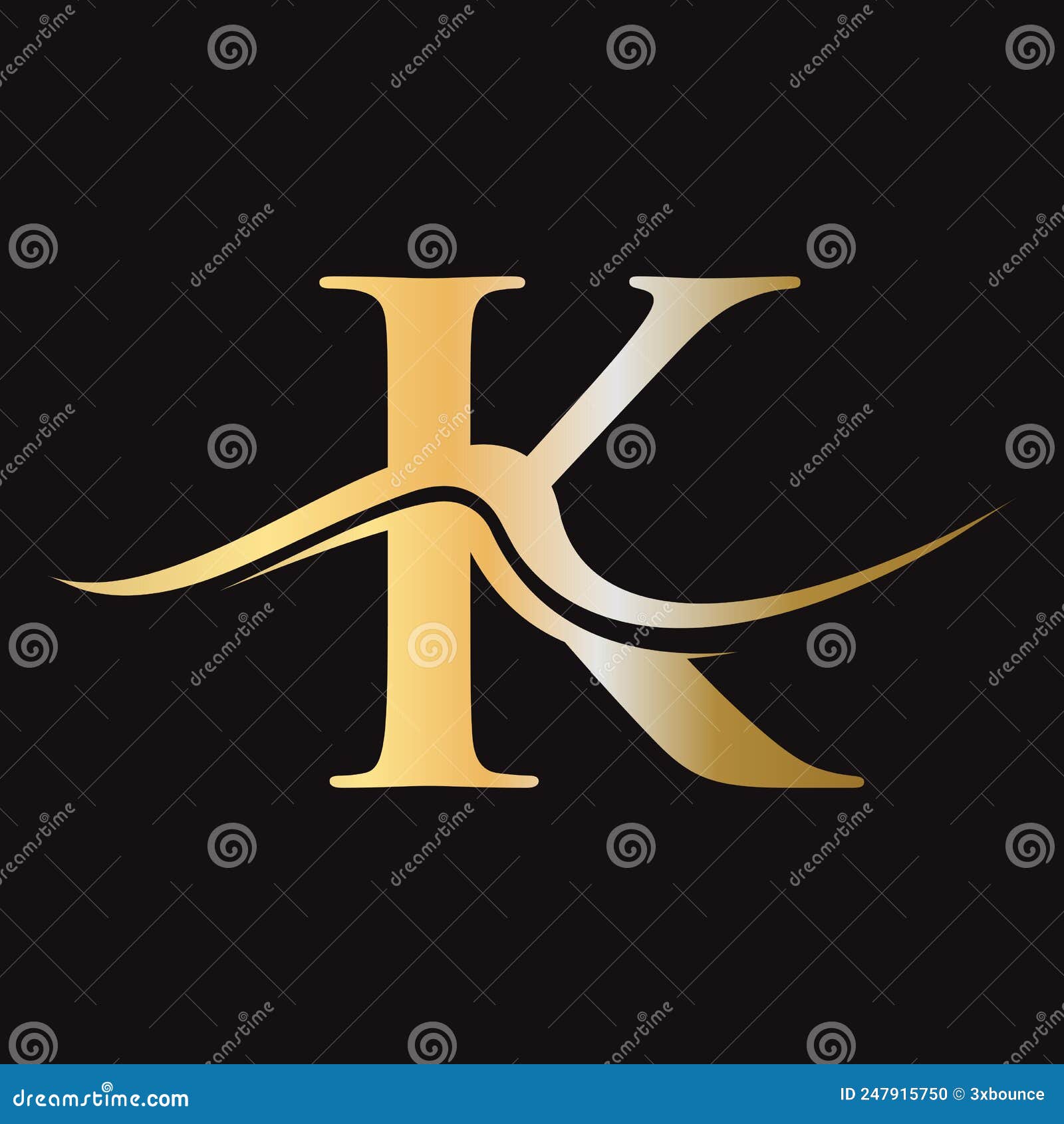 Letter K Logo Vector Template. K Logotype Icon Stock Vector ...