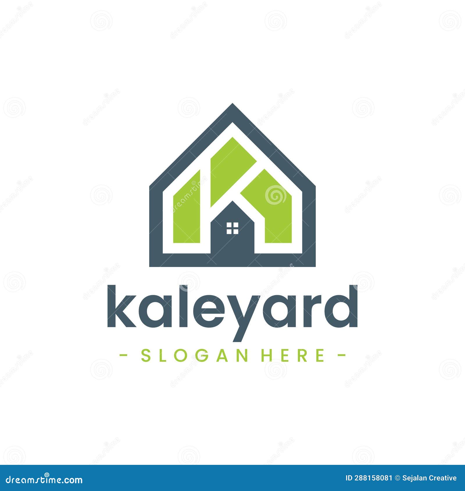 Letter K Nature Property Logo Design Stock Illustration - Illustration ...