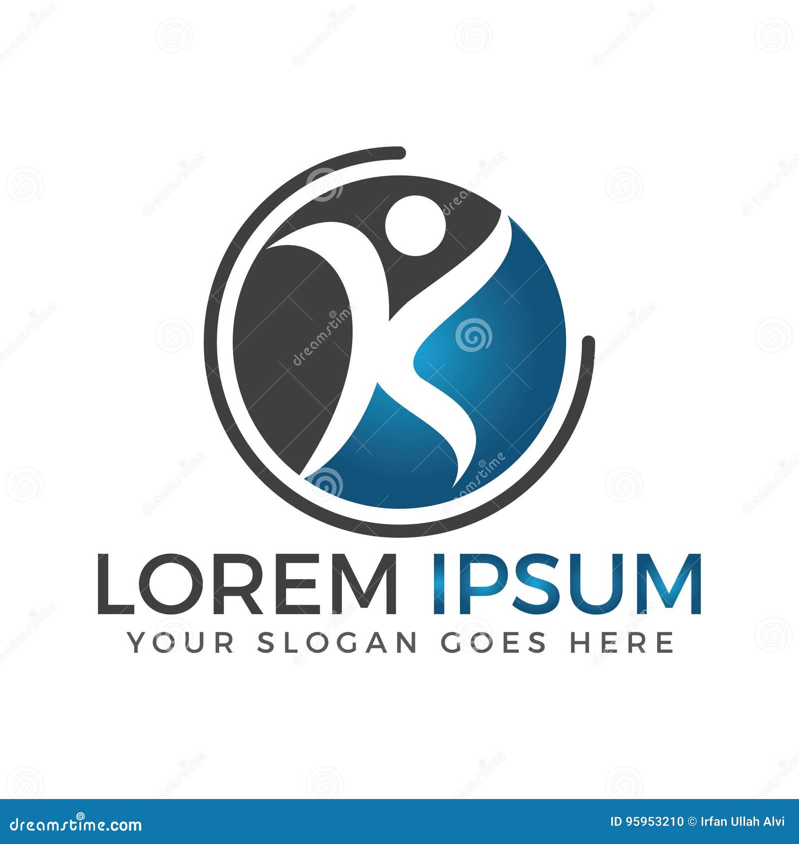 Letter K People Logo Design. Stock Vector - Illustration of isolated, sign: 95953210