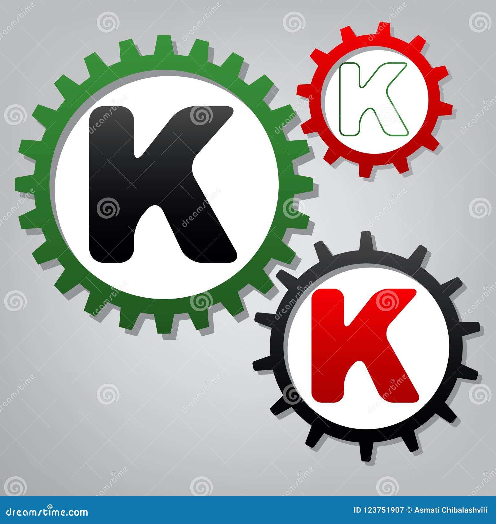 Letter K Sign Design Template Element. Vector Stock Vector ...