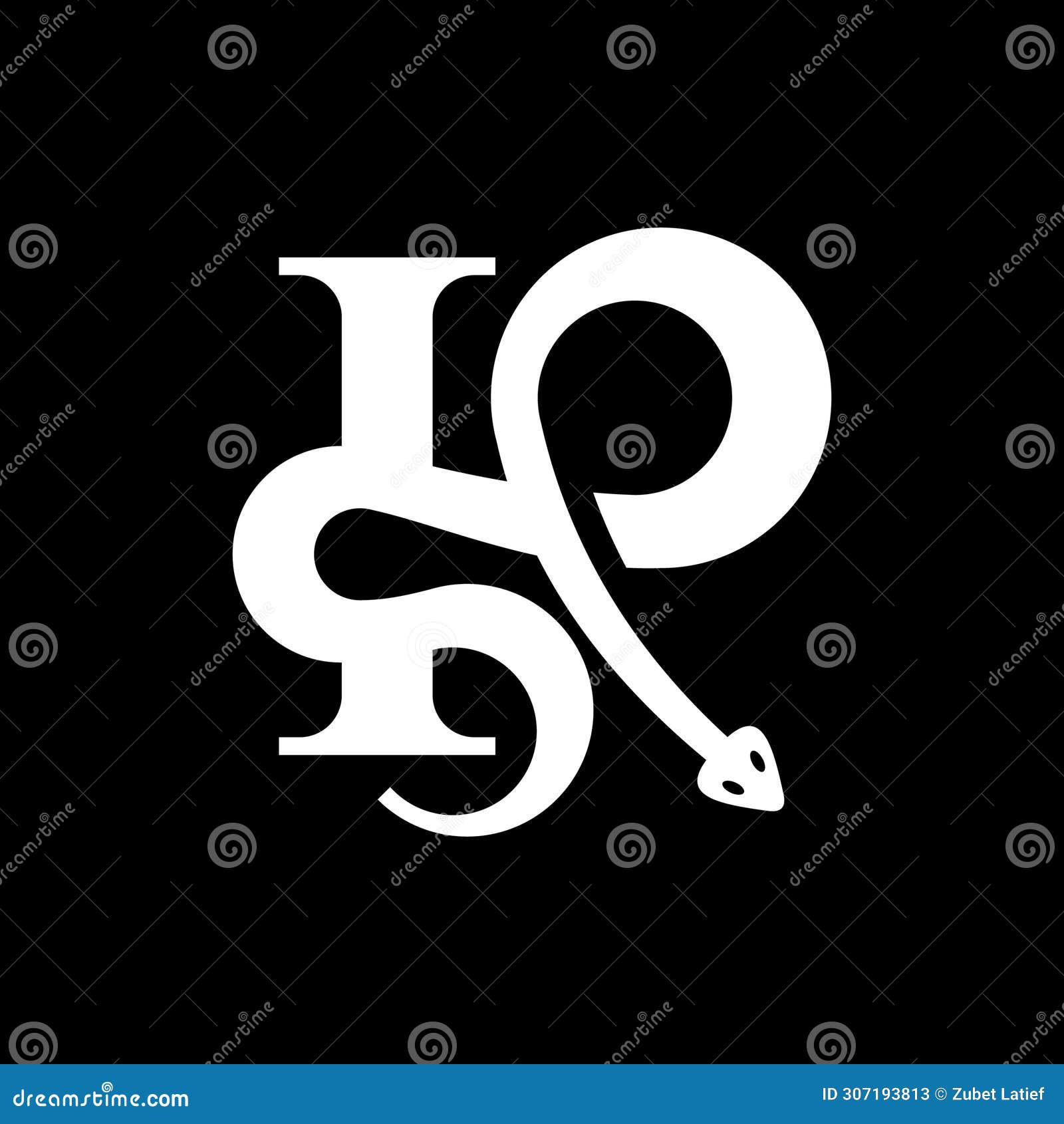 Letter K Snake Logo, Icon Vector Design Template Illustration Stock ...