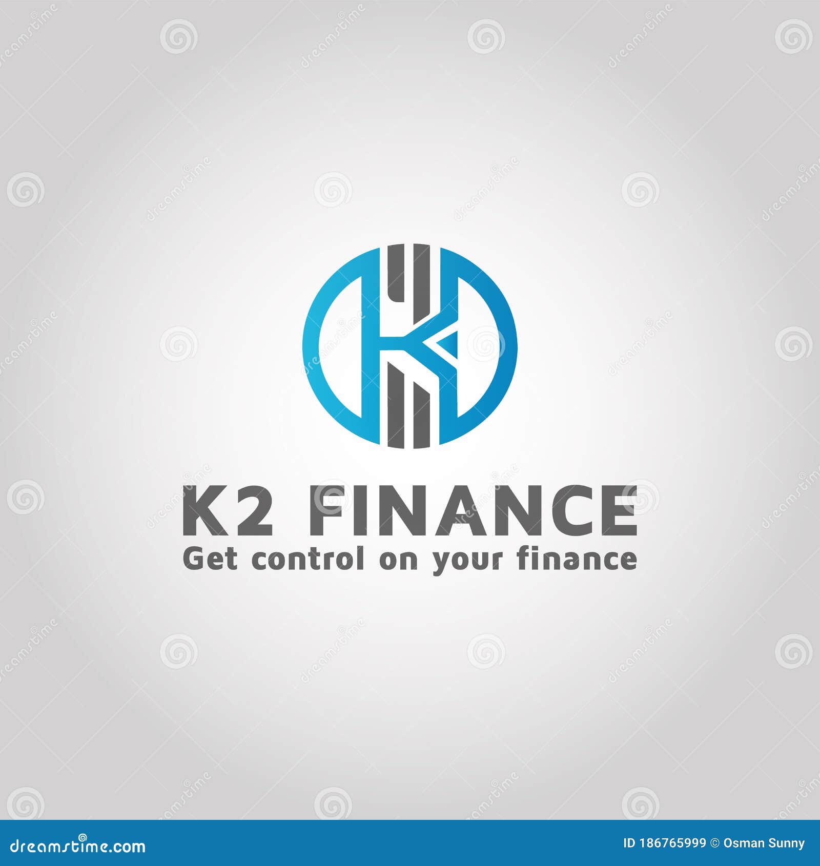 Letter K2 Vector Logo Design Template Stock Vector - Illustration of ...