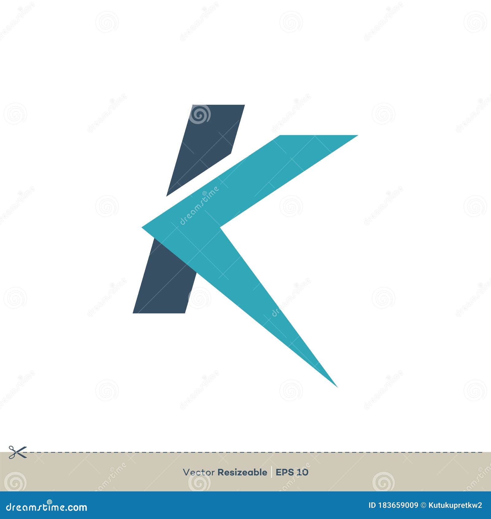 Letter K Vector Logo Template Illustration Design. Vector EPS 10 Stock ...