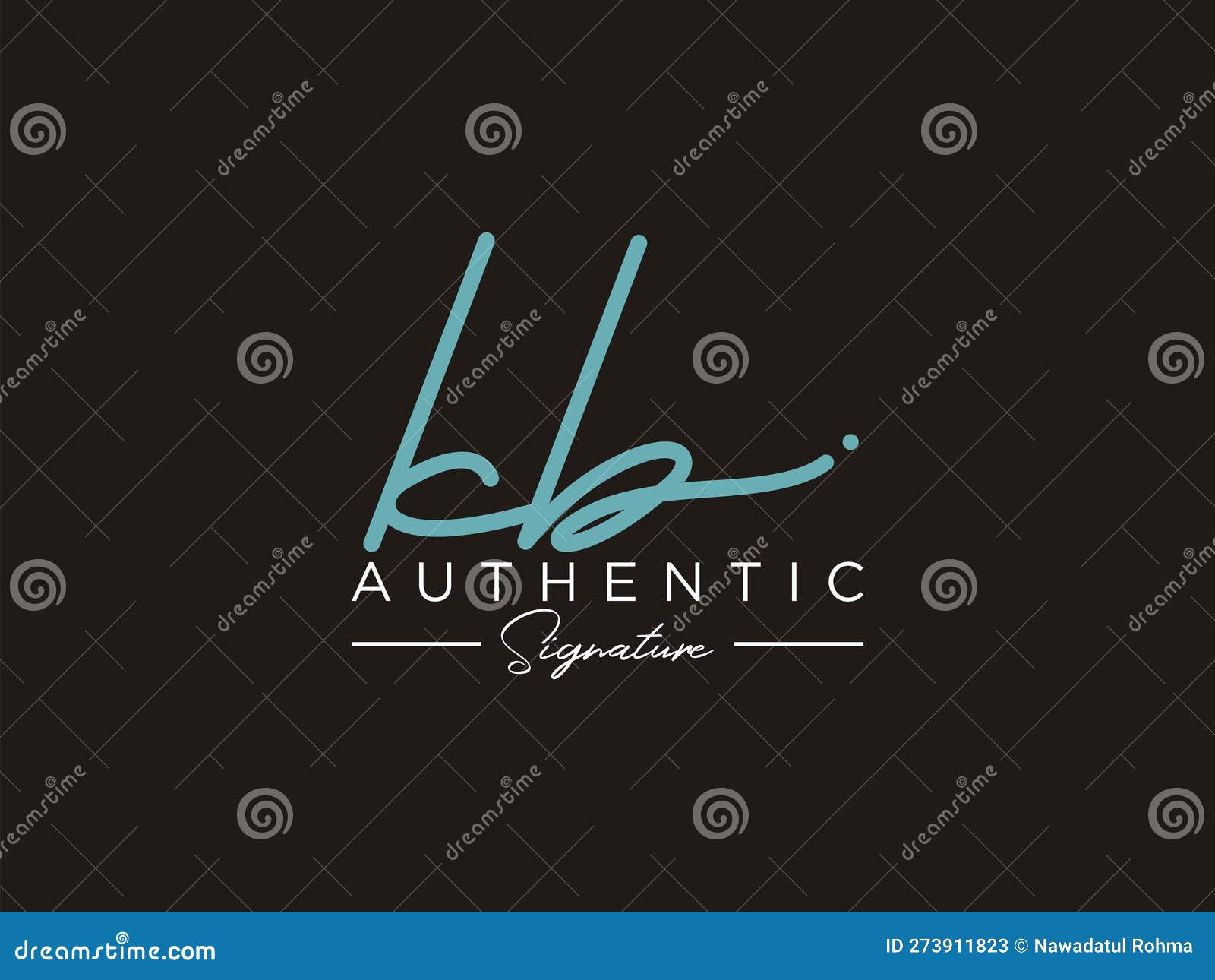 Letter KB Signature Logo Template Vector Stock Vector - Illustration of ...