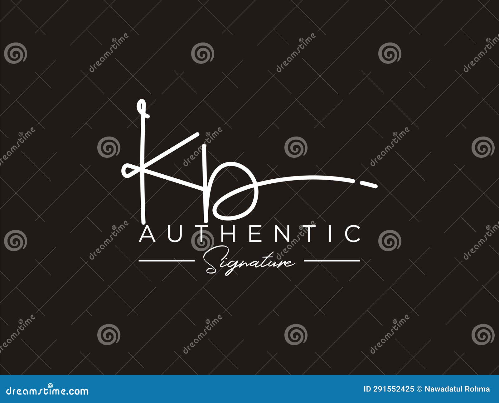 Letter KB Signature Logo Template Vector Stock Vector - Illustration of ...