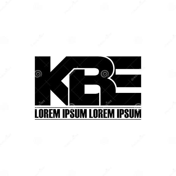 Letter KBE Simple Monogram Logo Icon Design. Stock Vector ...
