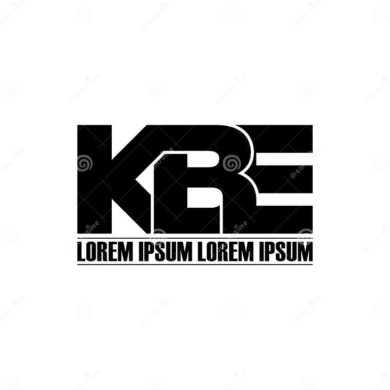 Letter KBE Simple Monogram Logo Icon Design. Stock Vector ...