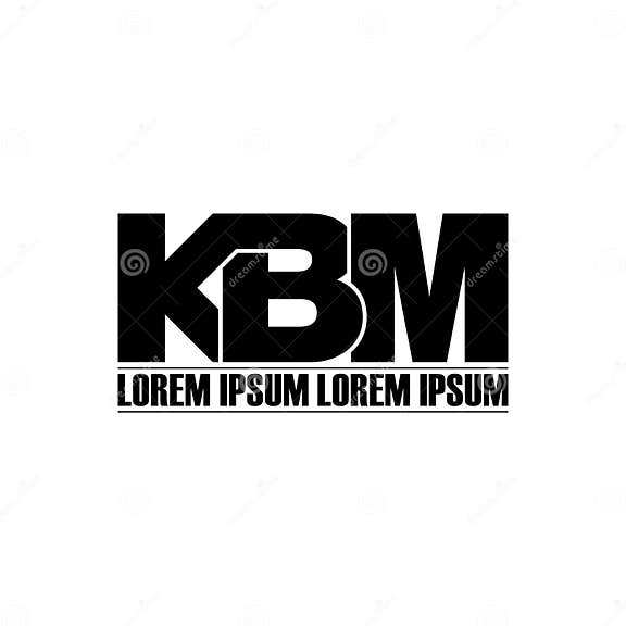 Letter KBM Simple Monogram Logo Icon Design. Stock Vector ...