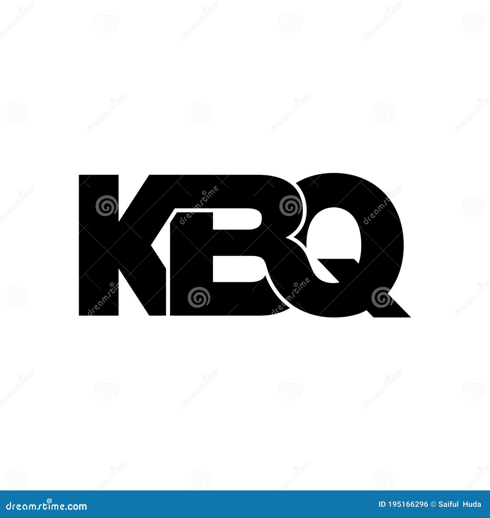 Letter KBQ Simple Monogram Logo Icon Design. Stock Vector ...