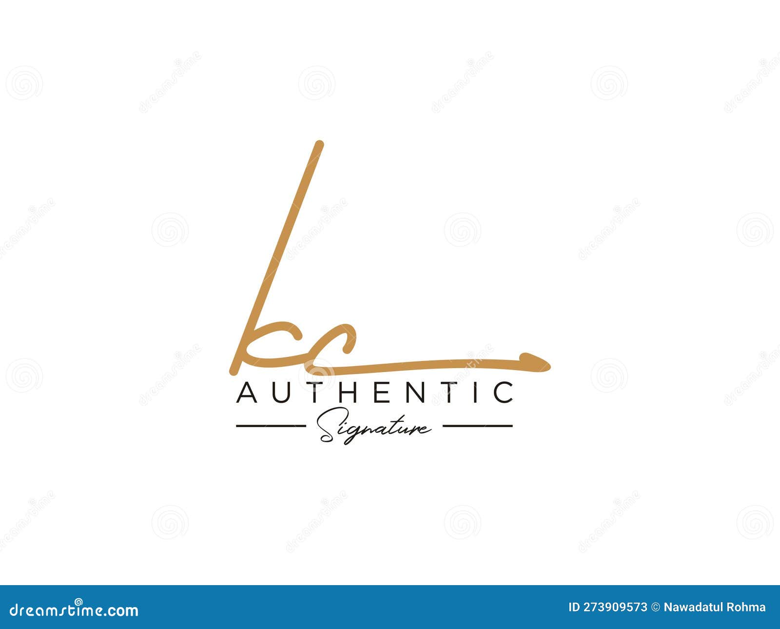 Letter KC Signature Logo Template Vector Stock Vector - Illustration of ...