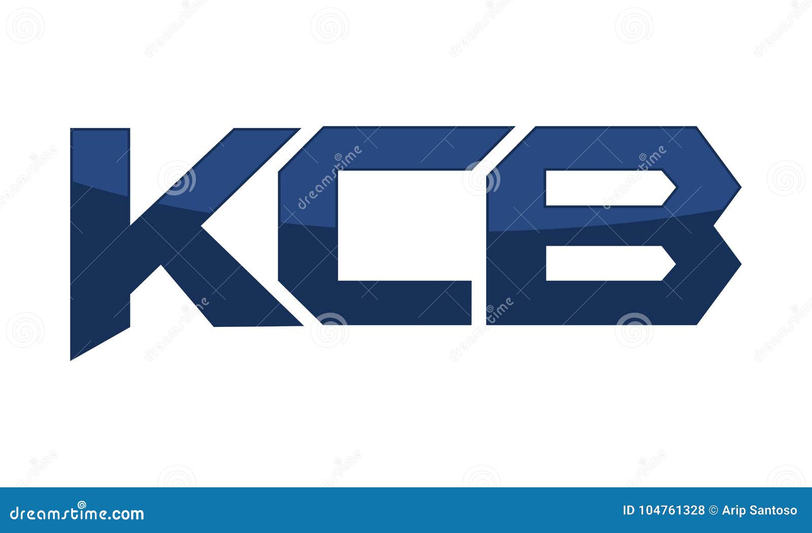 Letter KCB Modern stock vector. Illustration of finance - 104761328