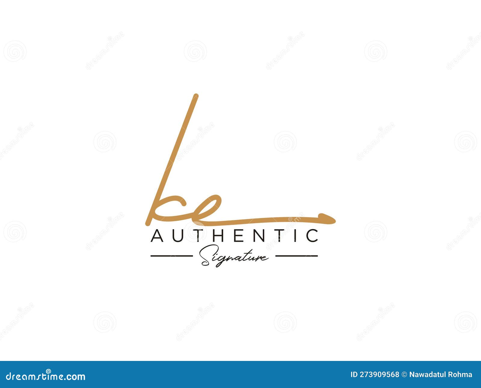 Letter KE Signature Logo Template Vector Stock Vector - Illustration of ...